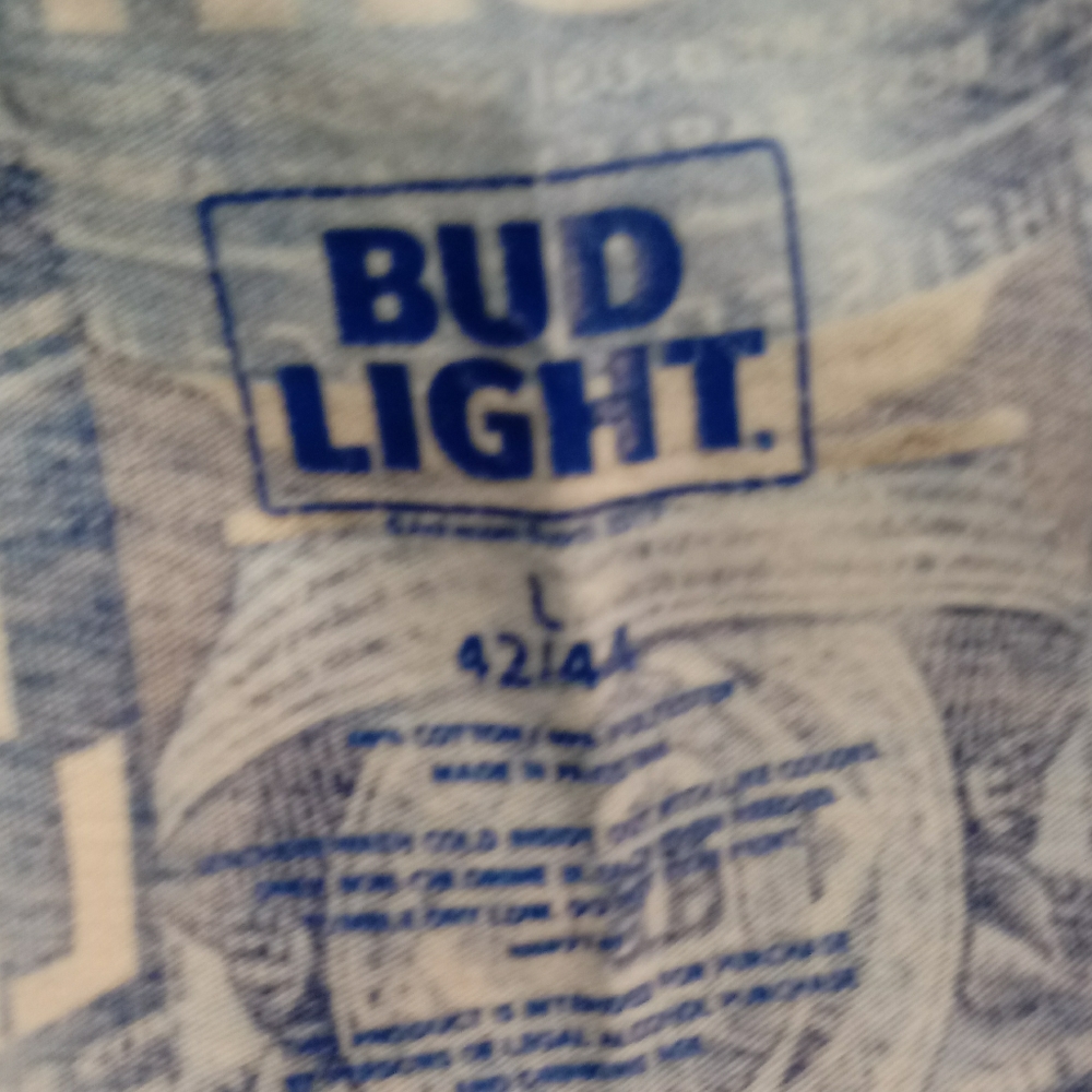 Budweiser (Med) And Bud Light (Large) Tanks - Gem